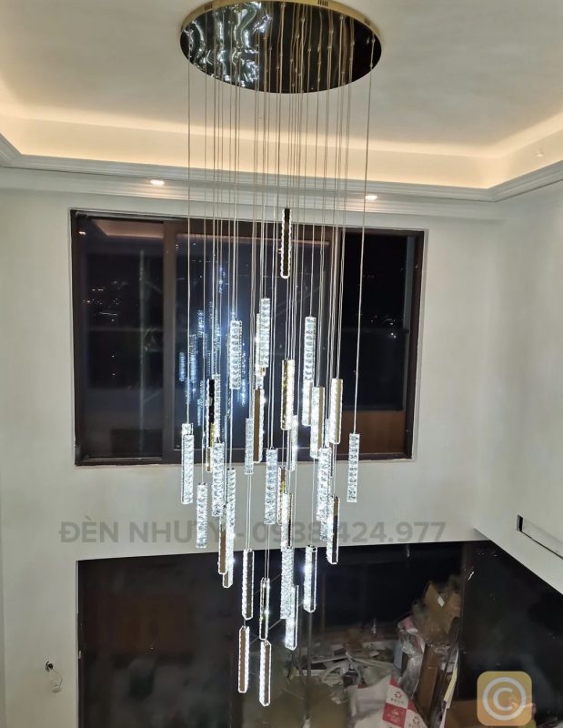 Đèn thả thông tầng pha lê cao cấp DTT 008 - Đèn Trang Trí Như Ý